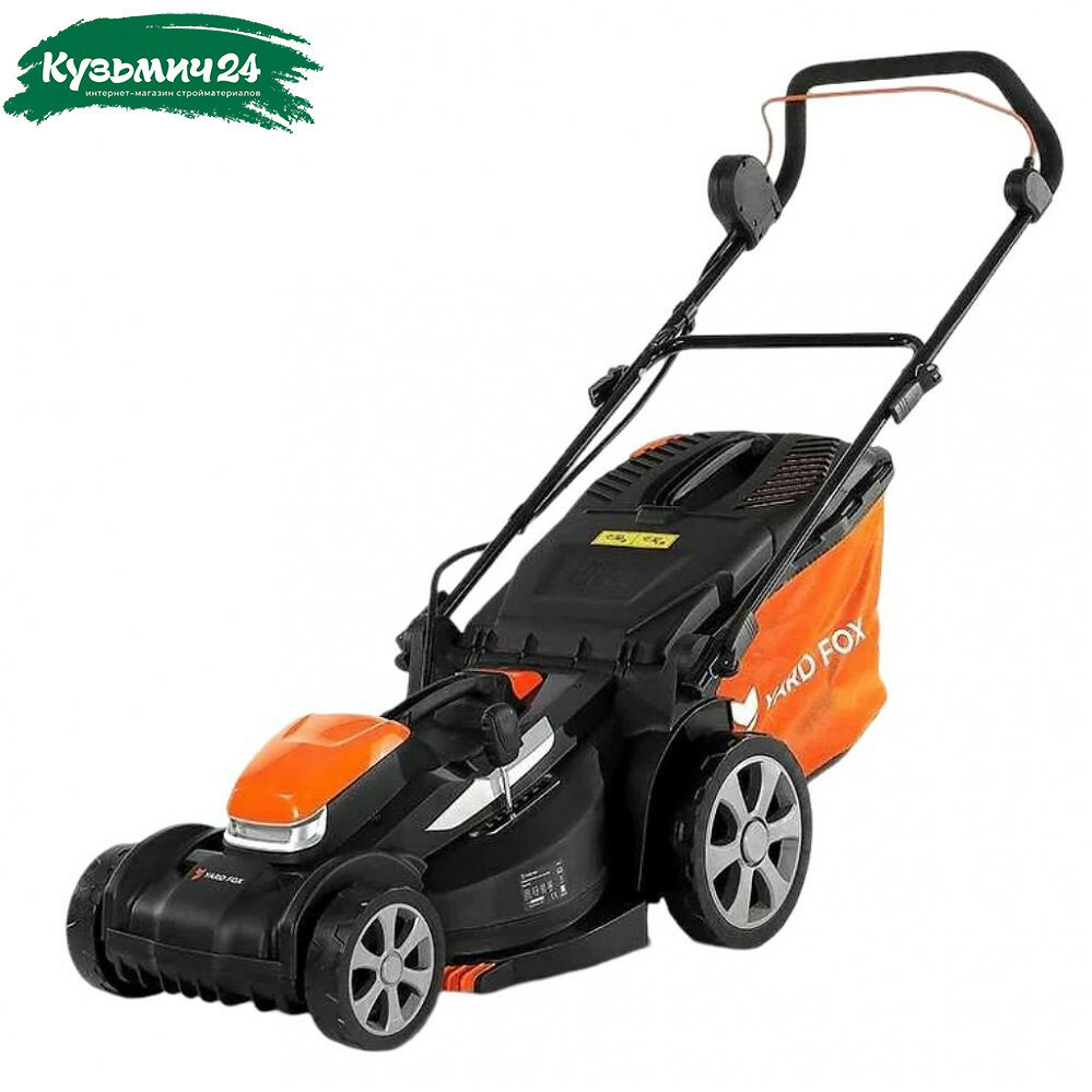 Газонокосилка аккумуляторная YARD FOX EL 4045 B SET, 40В, травосборник 45 л, АКБ 4 A•ч, зарядное устройство