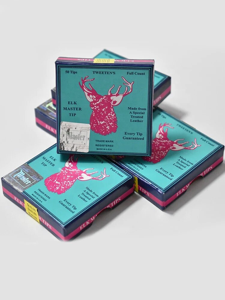 Насадки для бильярда Tweeten's Elk Master Tip, 50 шт, розовый