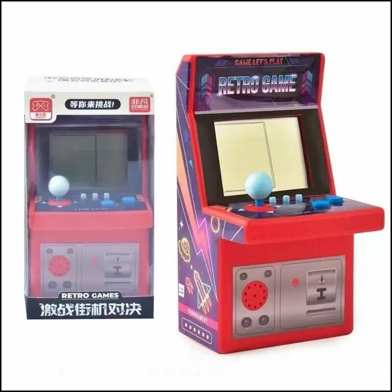 Игрушечный автомат "Тетрис", Мини, Брелок, Прозрачная панель,1 шт