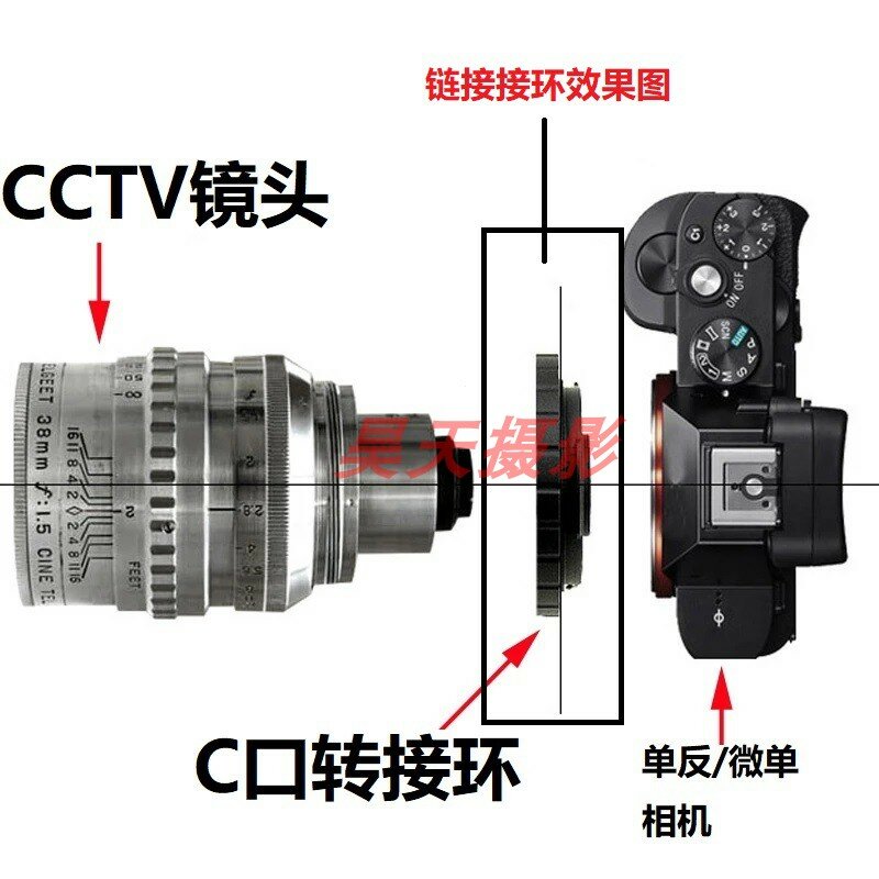 Конвертер C-порта для объективов Nikon Z-Mount, универсальный адаптер для беззеркальных камер и профессиональной съемки