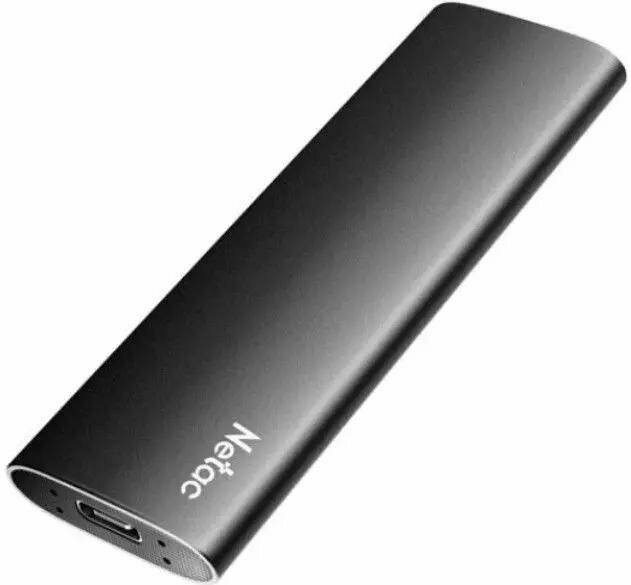 Внешний жесткий диск SSD 2.5 128GB USB 3.2 Netac Z SLIM NT01ZSLIM-128G-32BK черный (до 520/480 МБ/с, 100x29.5x9 мм)
