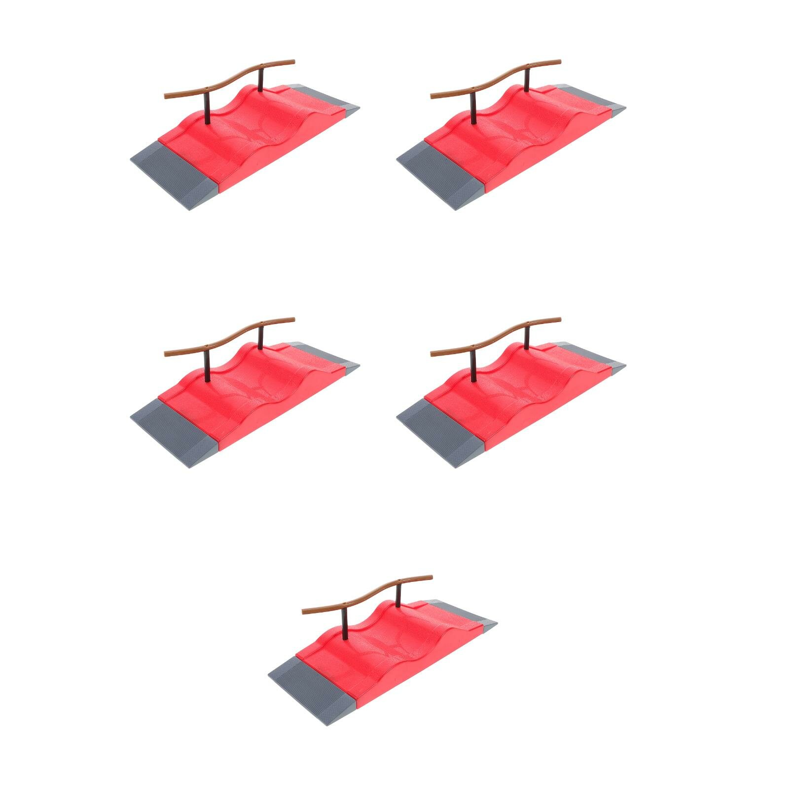 Набор мини рамп из пластика для пальцевого скейтборда, 5 частей, для детей