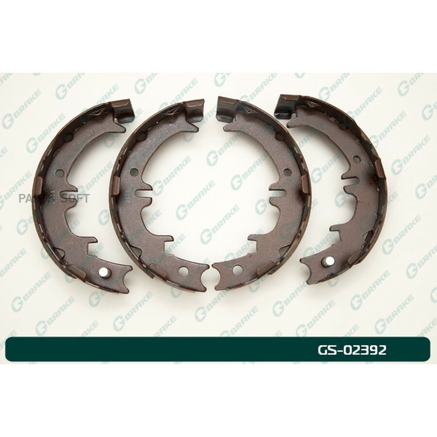 GS-02392 G-BRAKE Колодки тормозные барабанные G-BRAKE GS02392 | цена за 1 шт