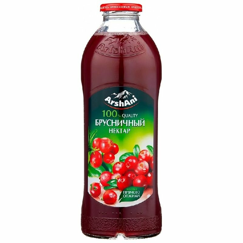 Нектар ARTSHANI брусничный /стекло/ 1л