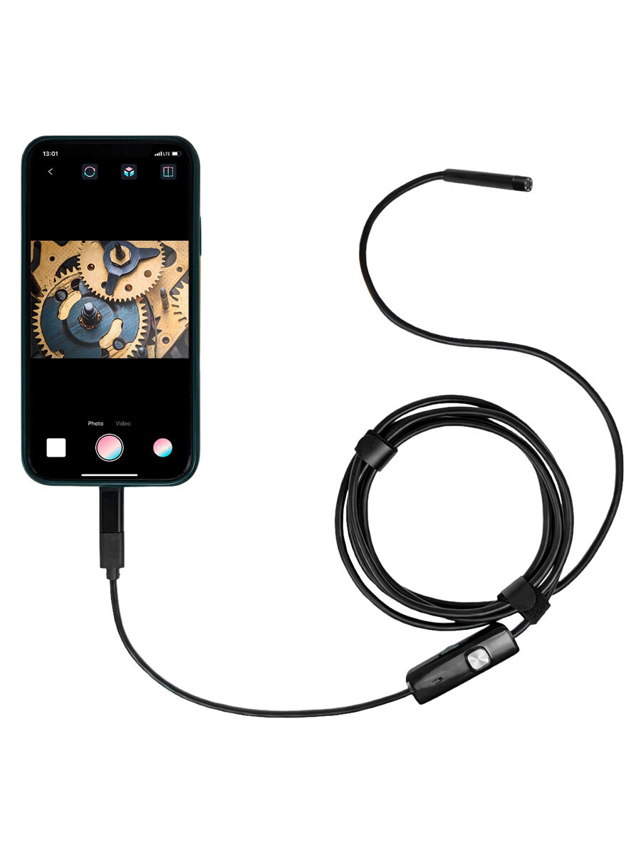 Эндоскоп CARCAM ENDO-02M, Android, iOS, IP67, Угол обзора 60° — фото 1