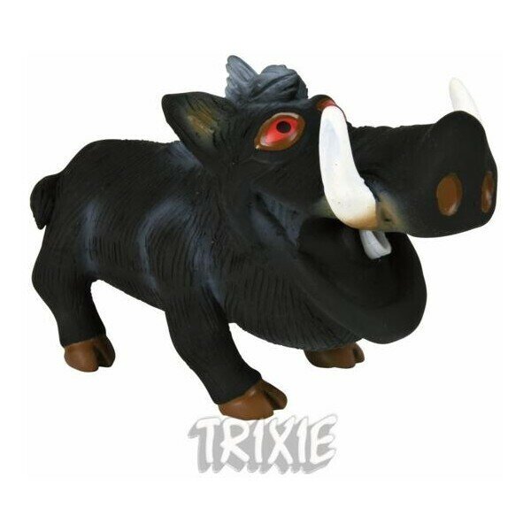 Игрушка для собак Trixie / Трикси 35497 Кабан из латекса 18см / жевательная для активных игр / зоотовары для животных