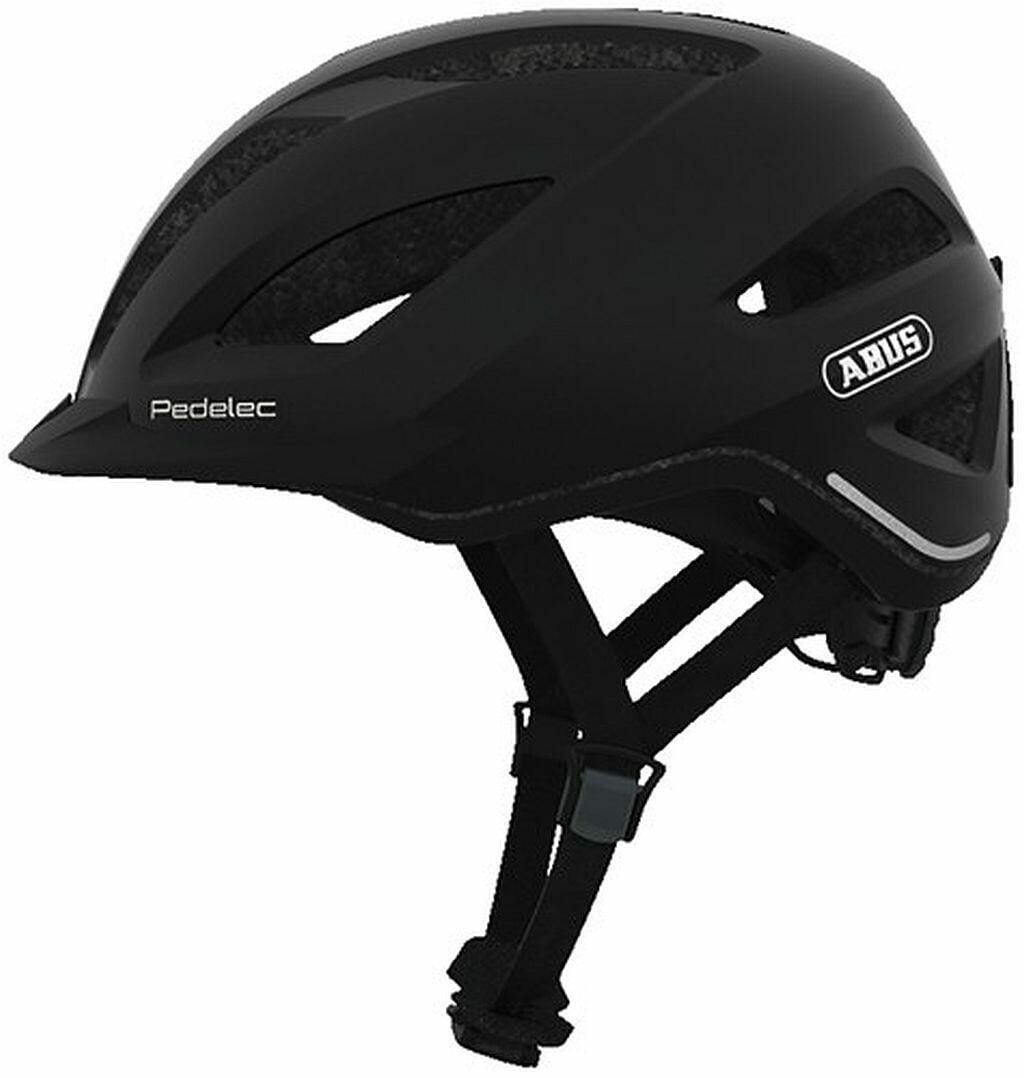 DECATHLON шлем защитный ABUS Pedelec 1.1, черный, размер 52-57 см
