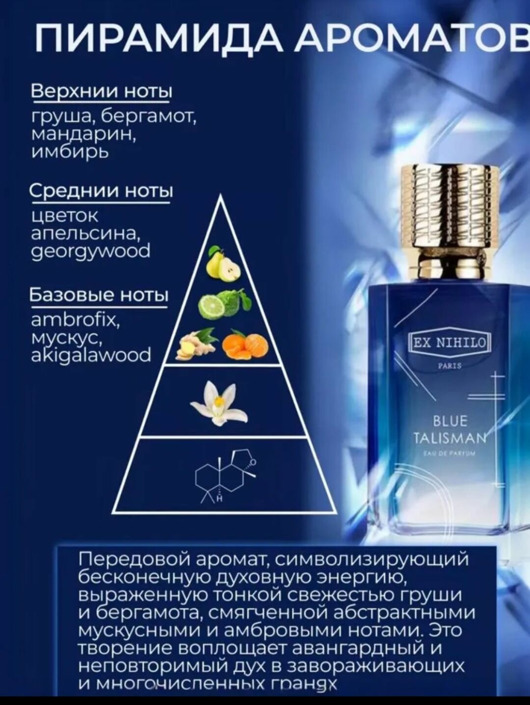 Духи Парфюмерная вода EX NIHILO Blue Talisman, 100 мл 100 мл