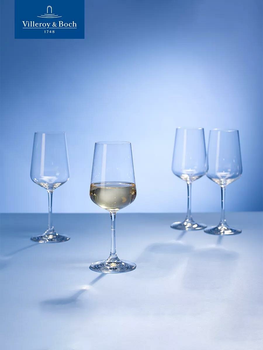 Набор бокалов для белого вина, 4 шт, 380мл, Ovid, Villeroy & Boch, Хрустальное стекло