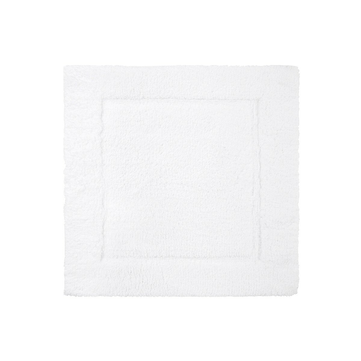 Коврик для ванной Yves Delorme Престиж (Prestige) Белый (Blanc) 60x60 см