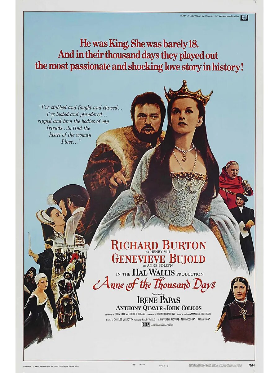 Тысяча дней Анны (1969) (флешка)