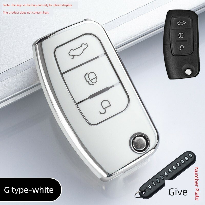 Подходит для чехла для ключей Ford, Focus, Mondeo, Escort, Ruiji, Explorer, чехла для дорожного замка [Стиль G