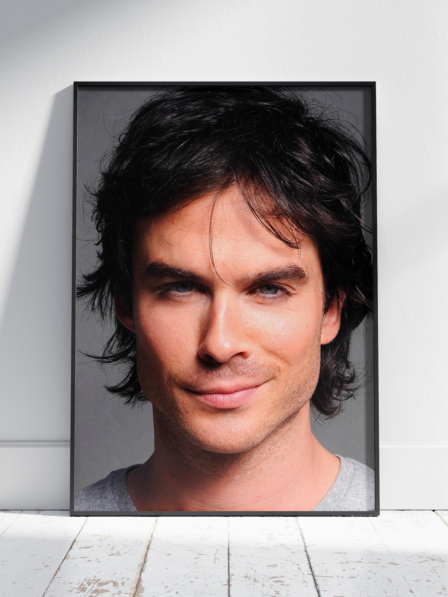 Плакат на стену для интерьера Иэн Сомерхолдер (Ian Somerhalder 9) - Постер по актеру фильма, кино, сериала формата A4 (21x30 см)