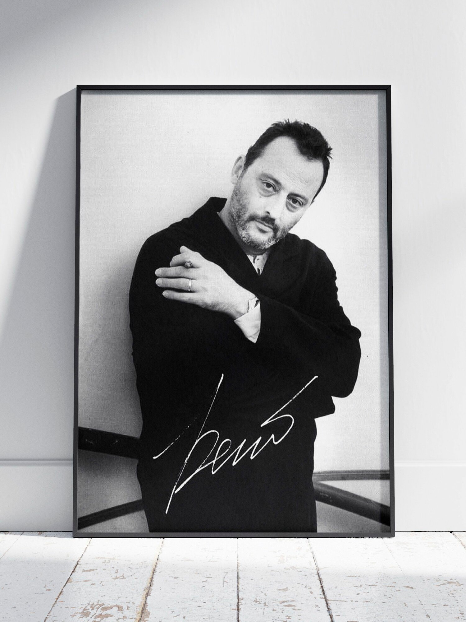 Плакат на стену для интерьера Жан Рено (Jean Reno 14) - Постер по актеру фильма, кино, сериала формата A4 (21x30 см)