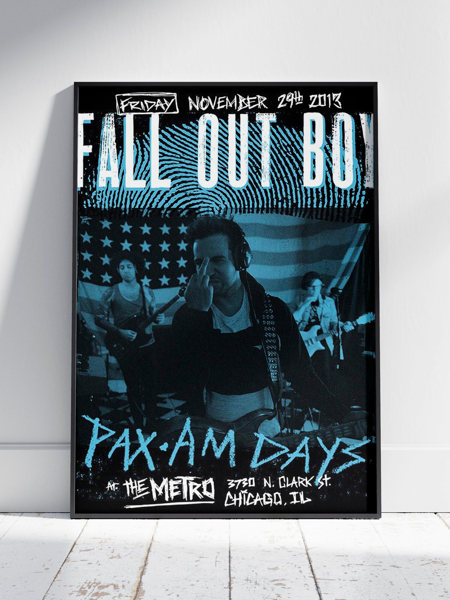 Плакат на стену для интерьера Фолл Аут Бой (Fall Out Boy 6) - Постер по музыке и артисту формата A4 (21x30 см)