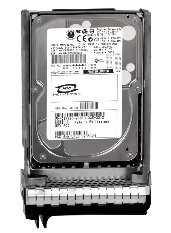 Жесткий диск Dell 36.4Gb 10000 U320SCSI 3.5" HDD CA06200-B10300DL