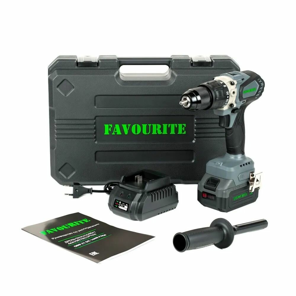 Шуруповёрт FAVOURITE OBS 21 DC 100N PROF (21В, 100 Нм, бесщёточный, ударный)