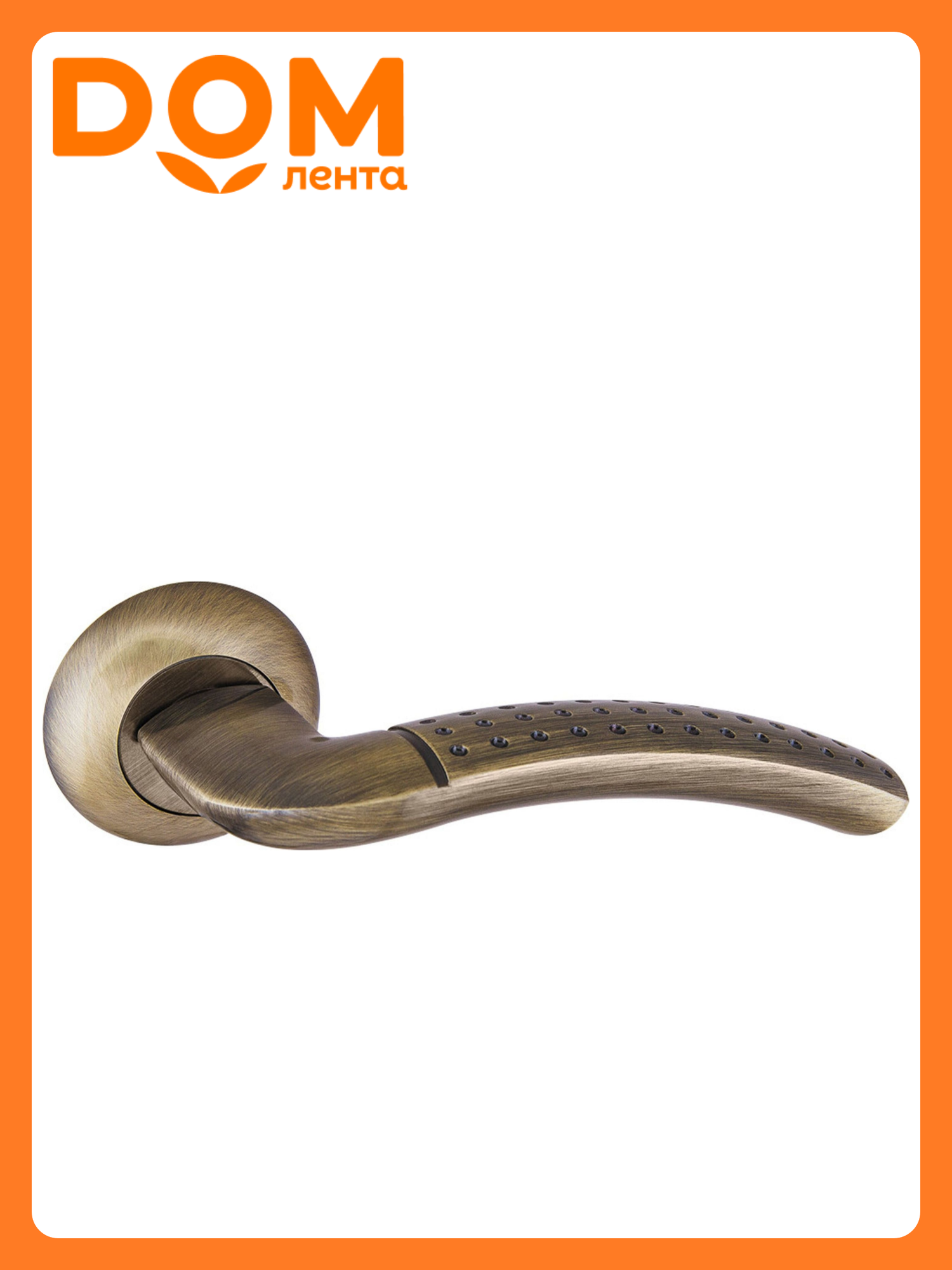 Дверная ручка Punto LOGICA TL ABG-6, алюминий, гальваническое покрытие, зеленая бронза