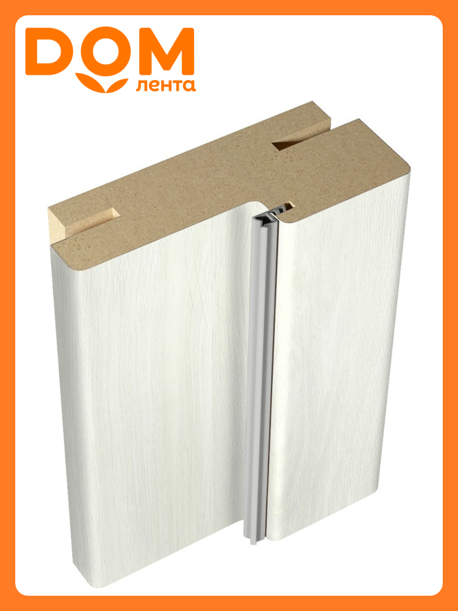 Дверная коробка Примера телескопическая Дуб перламутровый 30х2100 мм 2,5 шт