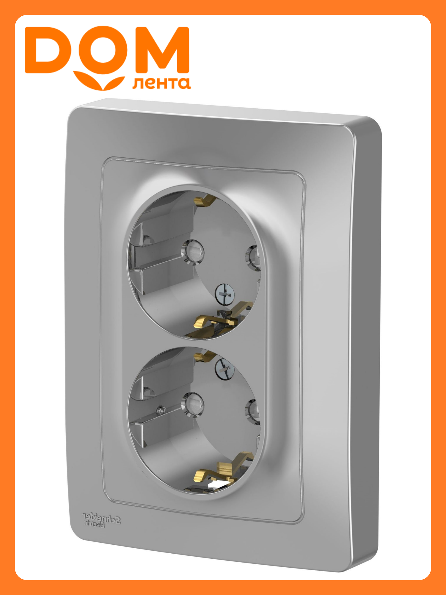 Розетка Schneider Electric BLNRS001123, скрытая установка, серый