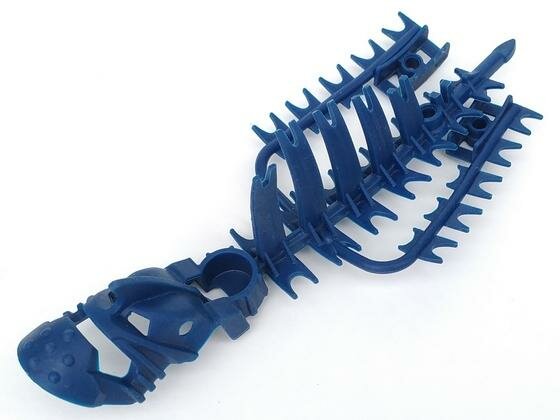 Деталь Lego 53576 Bionicle Piraka Spine Flexible with Mask and Arm Covers, Vezok