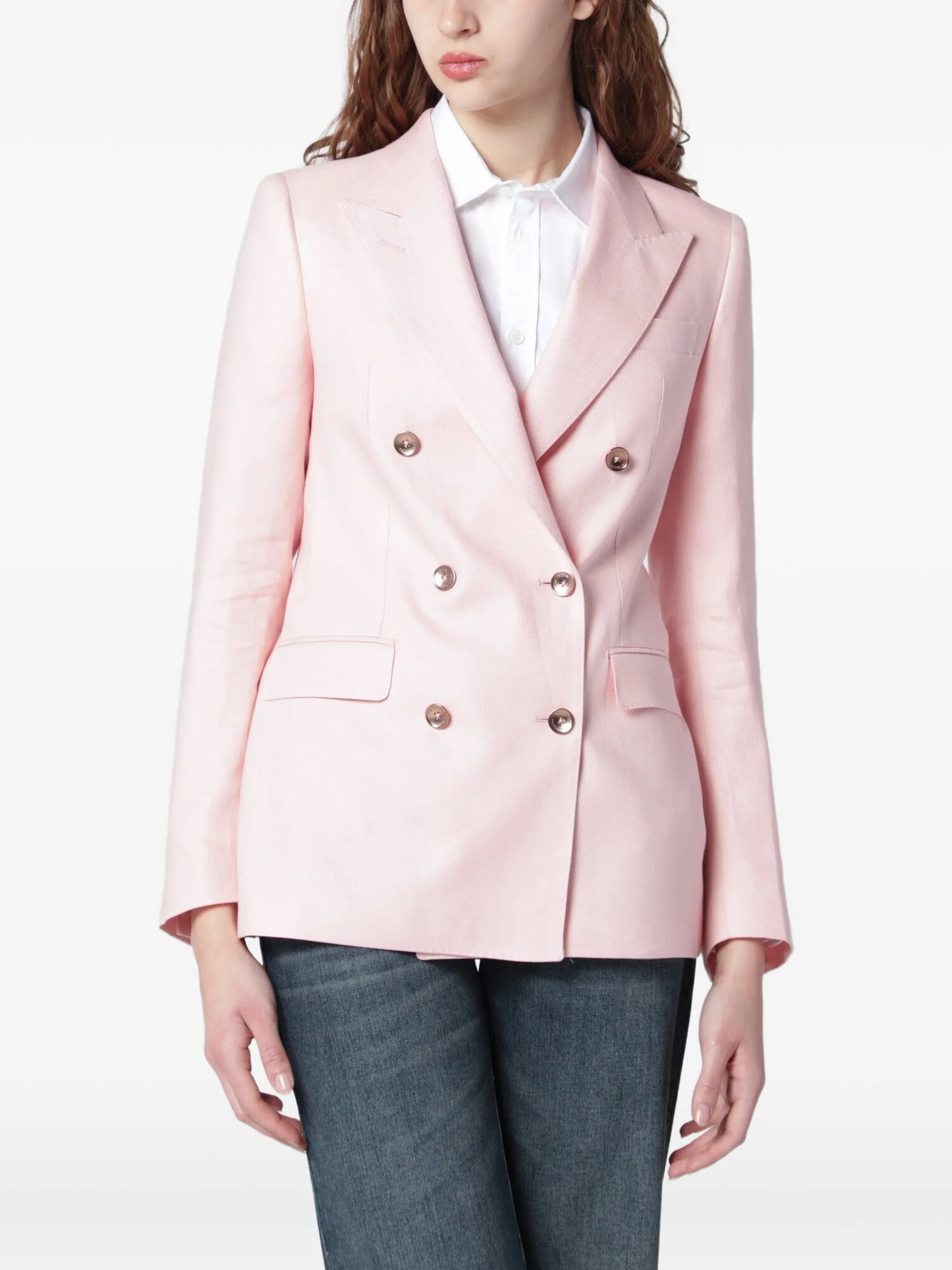 Пиджак Button double-breasted blazer