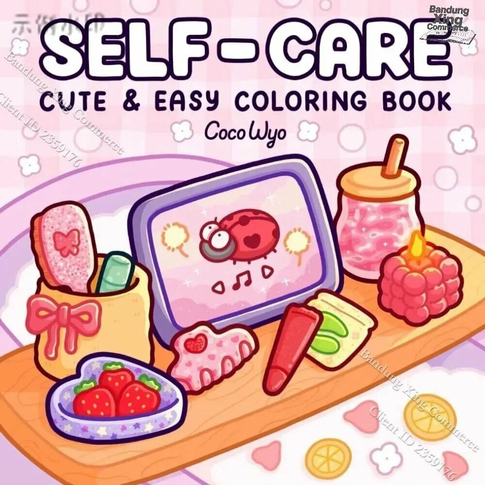 Раскраска антистресс для взрослых и подростков Coco Wyo -SELF-CARE 88