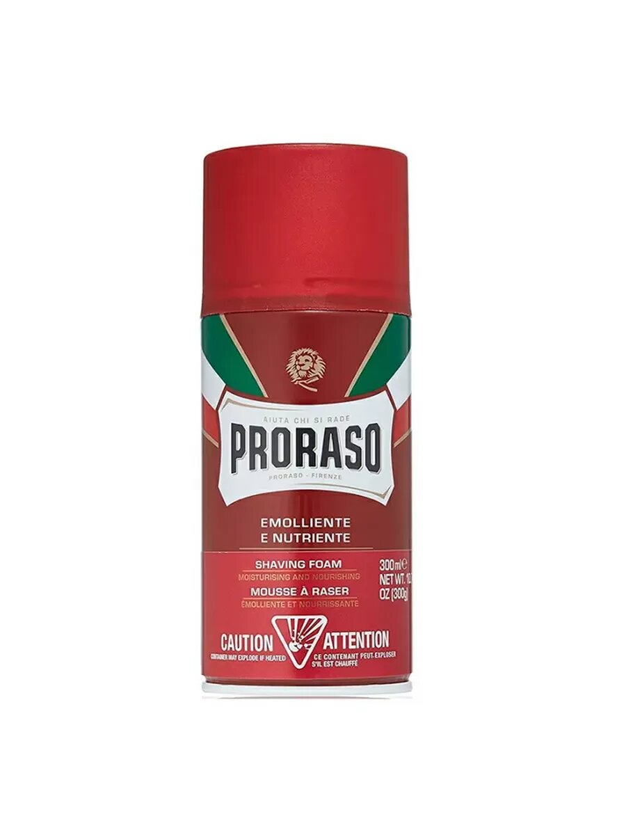 PRORASO Shaving Foam Moisturising and Nourishing Пена 300 мл