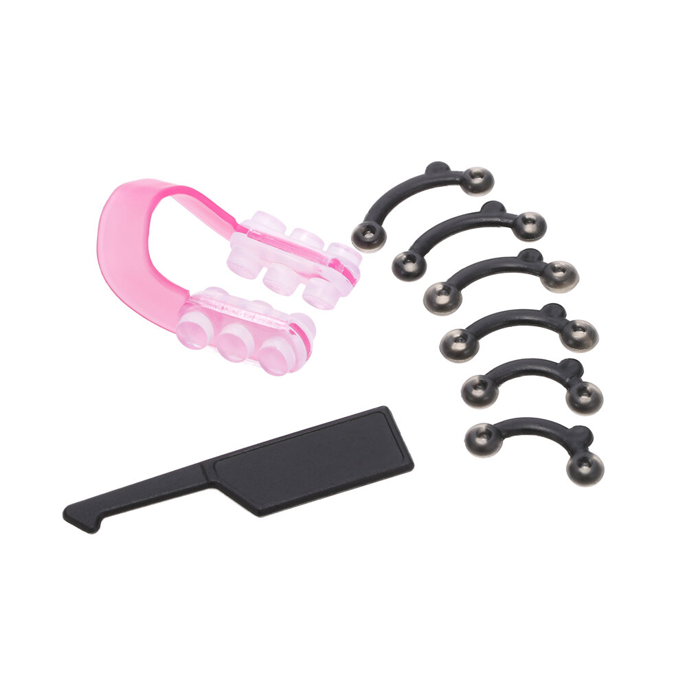 3 Пары Нose Up Lifting Shaper Invisible Nose Shaping Clipper Bridge Straightening Clip Corrector Черный 3 Размера Материал Резин; Силикон Размер упаковки Примерно 13 * 9.5 * 1.5см Вес упаковки Примерно 22г Тип Nose Shaper