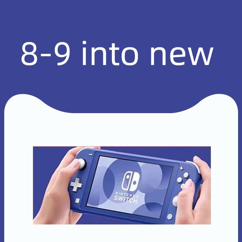 Nintendo Switch Lite портативная игровая консоль 8-9 новых, темно-синий цвет, б/у для Nintendo Entertainment System