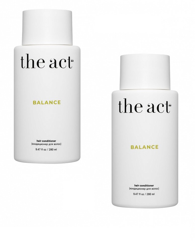 Кондиционер The Act для волос Balance увлажняющий очищающий, 280 мл 2шт