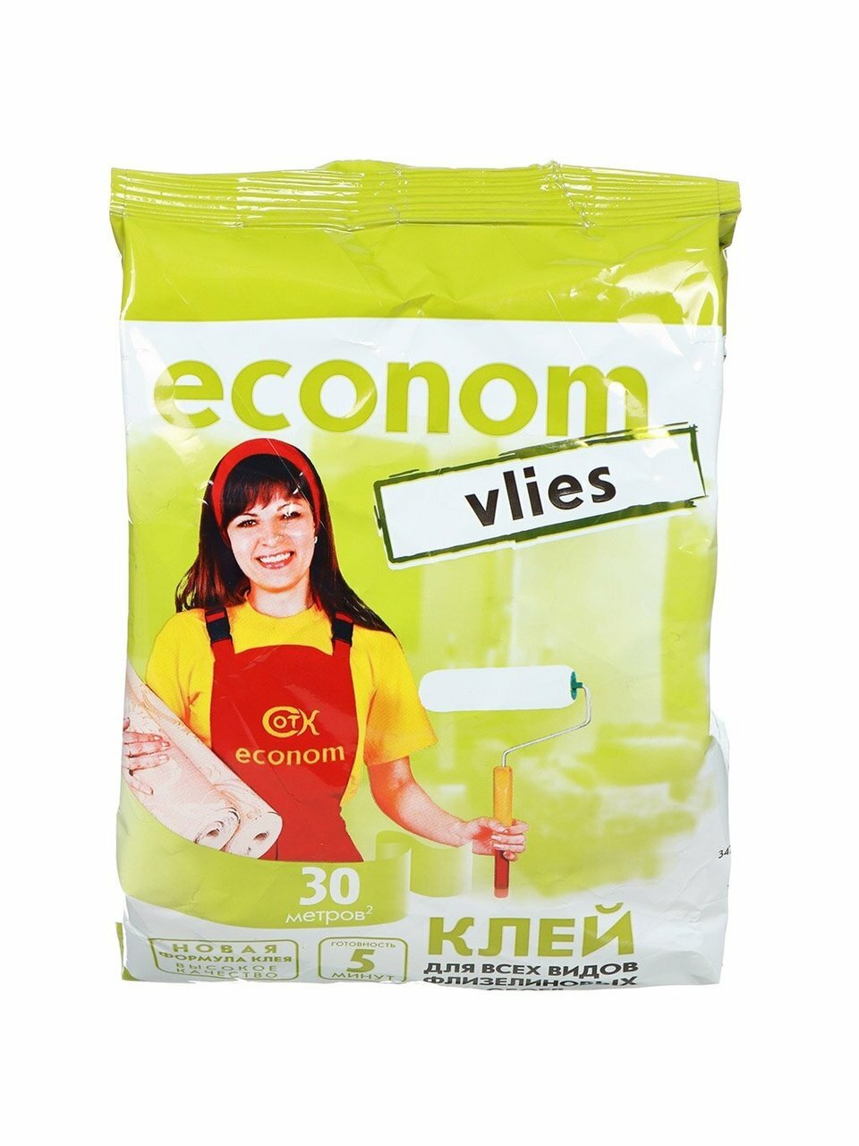 Клей для флизелиновых обоев Econom 250 г — надежный состав для качественного ремонта и отделки стен в вашем доме.