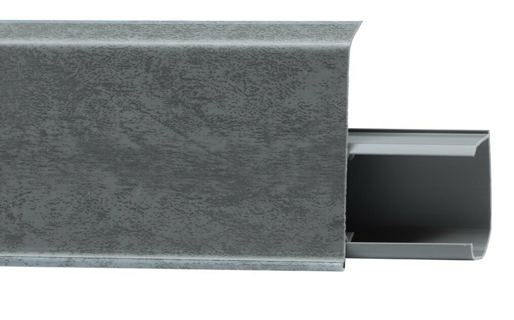 Плинтус пластиковый Winart Tera 72 мм Фрост грей 729, 1 шт.