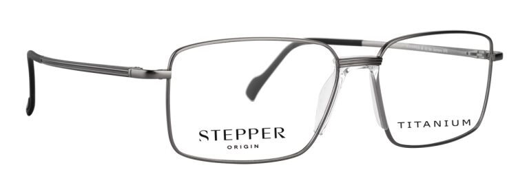 Оправа STEPPER SI-60293 F029, титановая, прямоугольная, чёрная