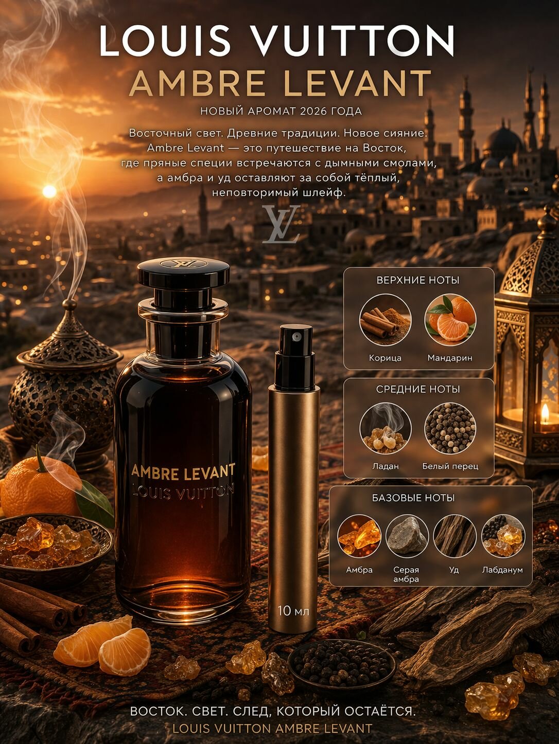 Louis Vuitton Ambre Levant Парфюмерная вода 10 мл