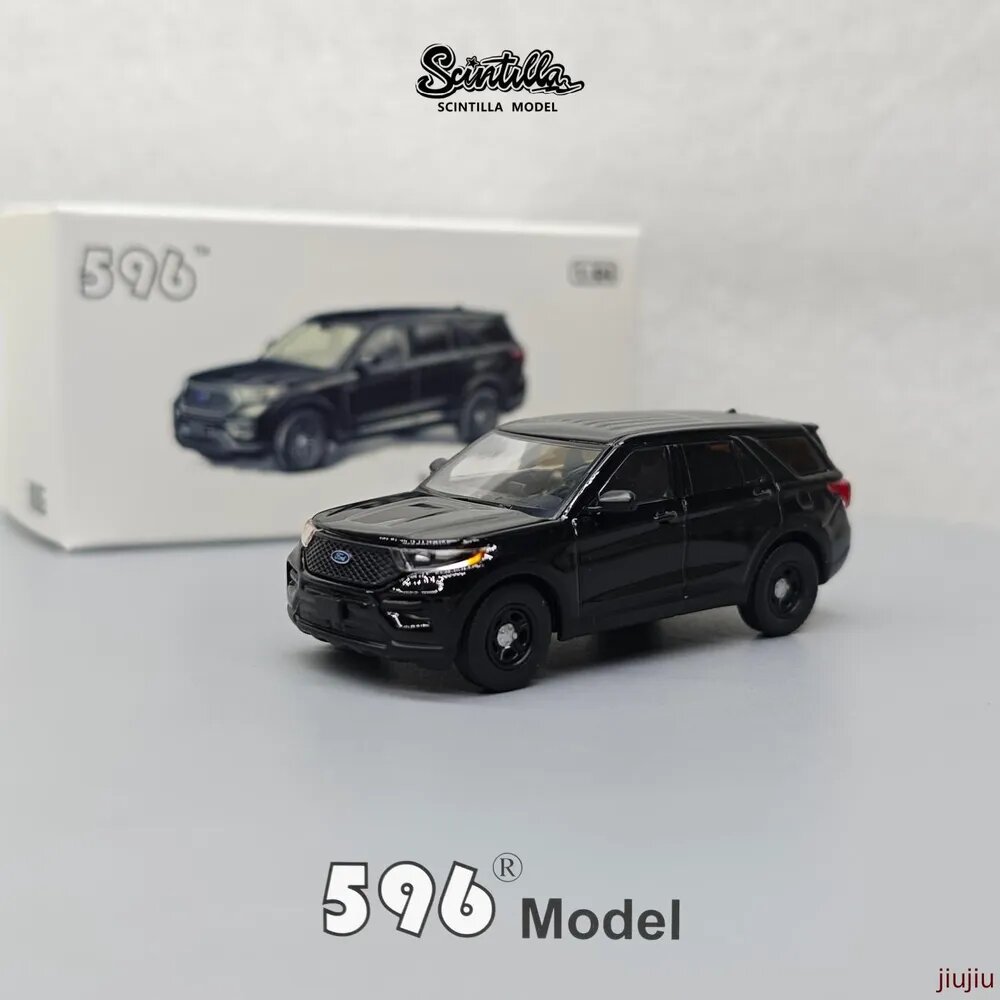 Машинка 596 Model 1/64 #Ford Explorer SUV Black Литой под давлением автомобильной модели
