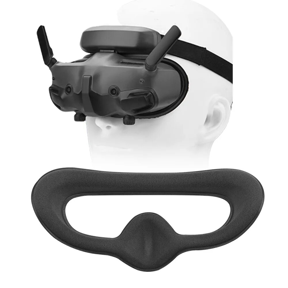 Мягкая прокладка для DJI Avata 2, из спонжа, черная, 4 мм, для очков, 1 шт