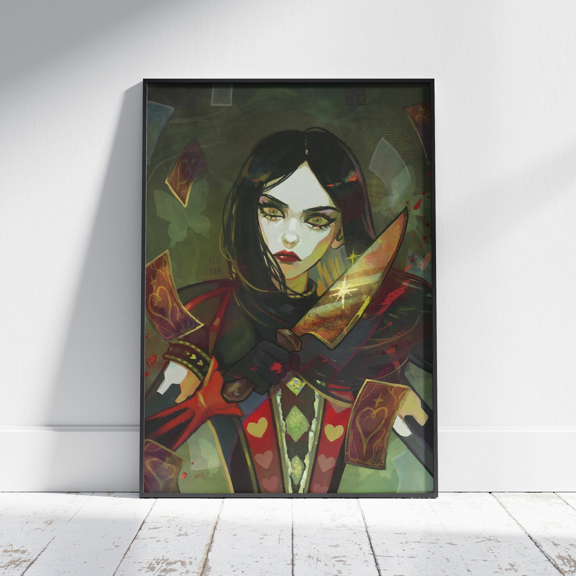 Плакат на стену для интерьера Алиса в стране кошмаров (Alice Madness Returns 3) - Постер по игре формата А3 (30x42 см)
