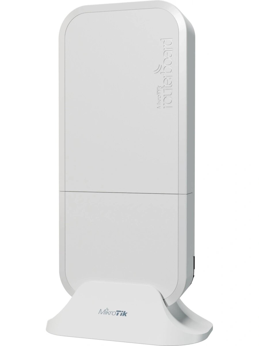 Wi-Fi роутер MIKROTIK wAP ax, Wi-Fi 6, AX3000, 2.4/5ГГц, 1 LAN, белый [wapg-5haxd2haxd]