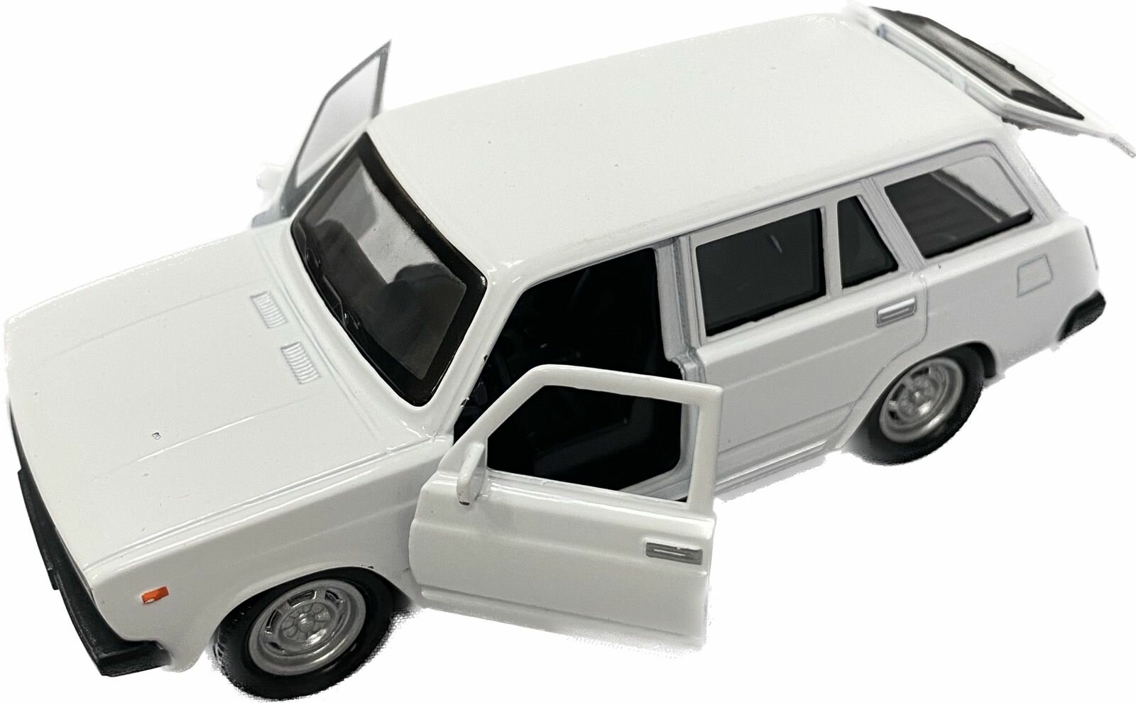 Инерционная металлическая модель - ВАЗ-2104 Жигули 12 см белый