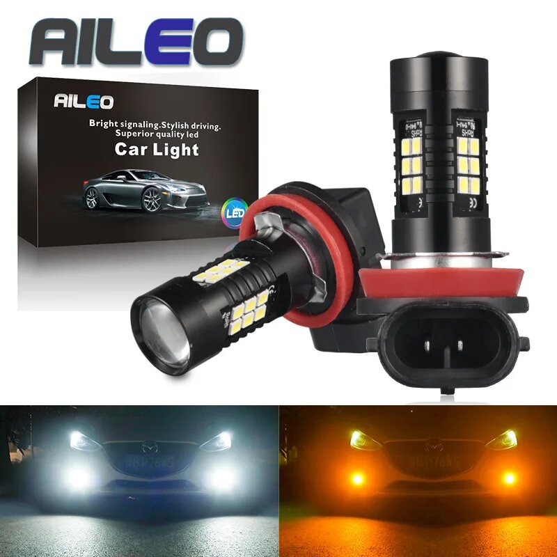 Светодиодные лампы H11 6000K white AILEO