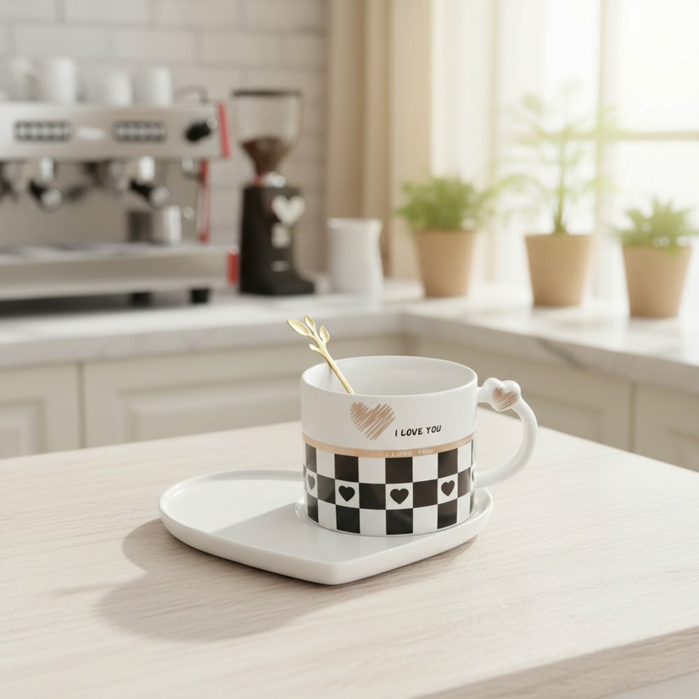 Чайная пара "Сердце" MUG-418/3 Art East Россия