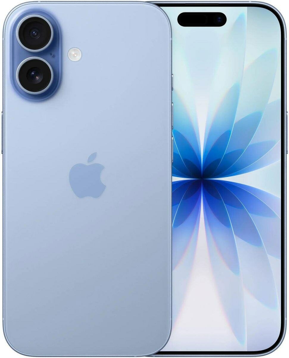 Смартфон Apple iPhone 17 256GB Mist Blue A3520 Без обязательного предустановленного программного обеспечения, без магазина приложений RuStore