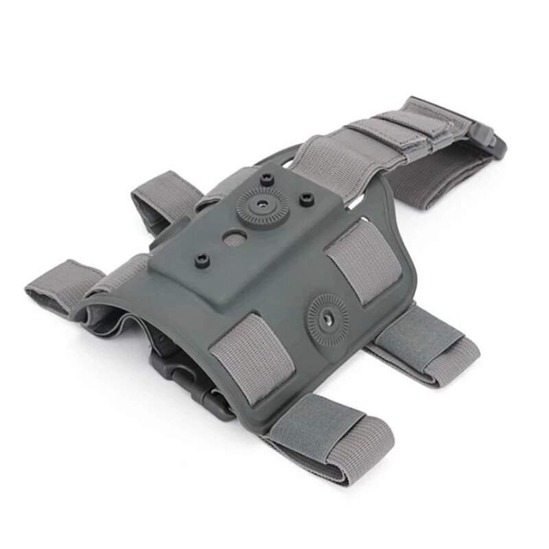 Тактическая кобура на ногу Glock Beretta 1911, серый цвет