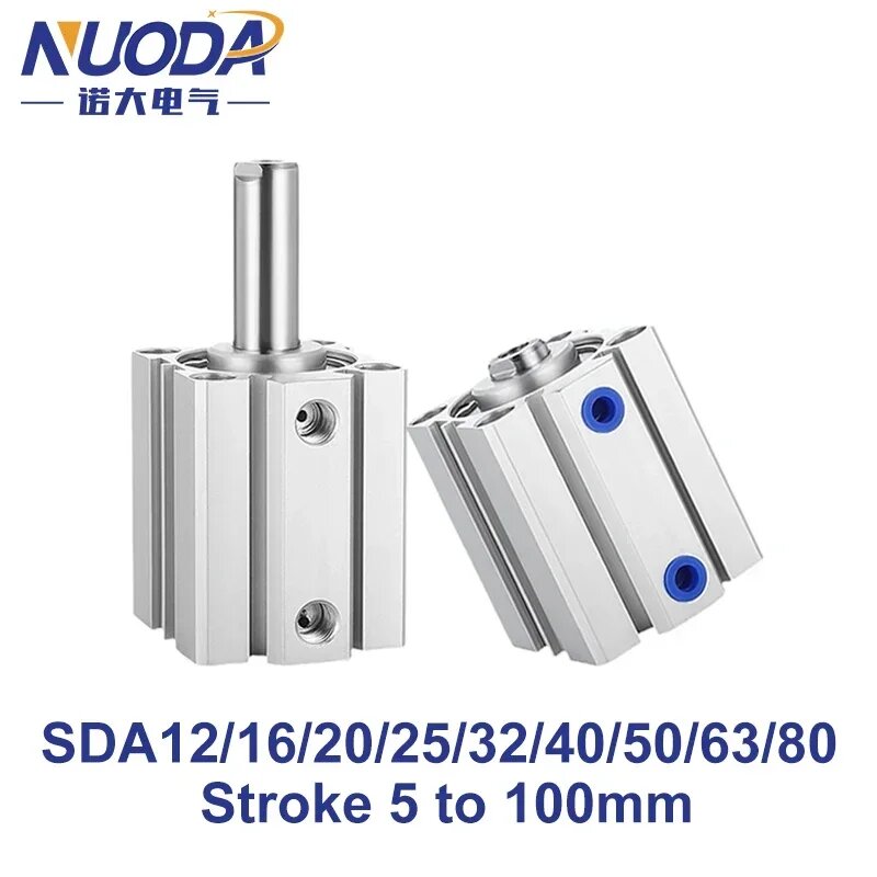 Воздушный цилиндр SDA, Bore 12mm, Stroke 5mm