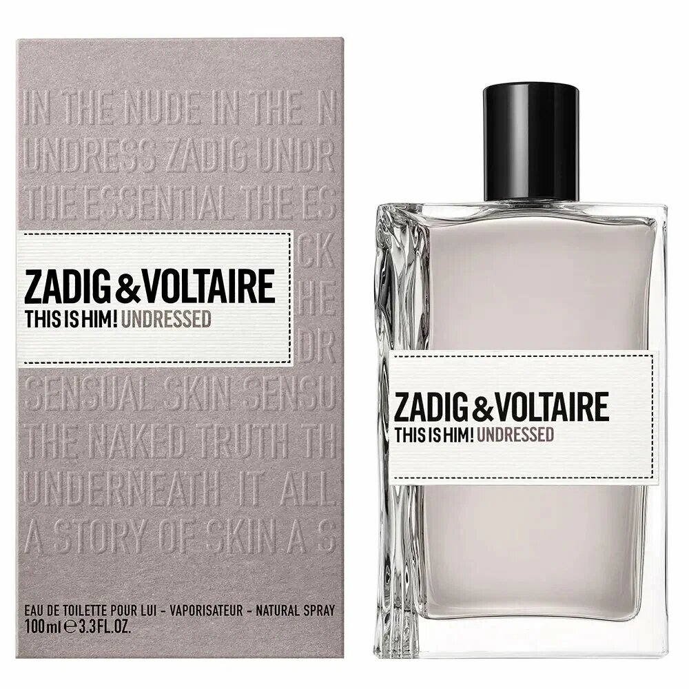Туалетная вода Zadig & Voltaire "This Is Him Undressed", аромат для мужчин, 100мл