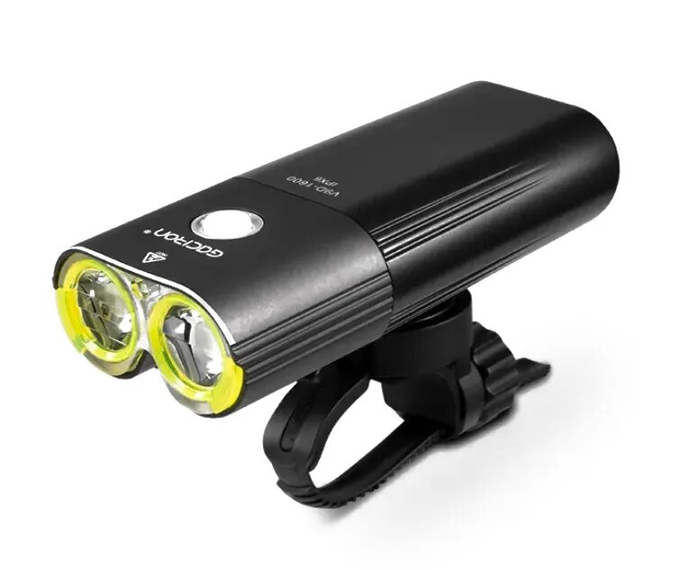 Передний фонарь Gaciron V9DP-1600, 2xCree 1600LM, 6ф, Micro USB 5000mAH