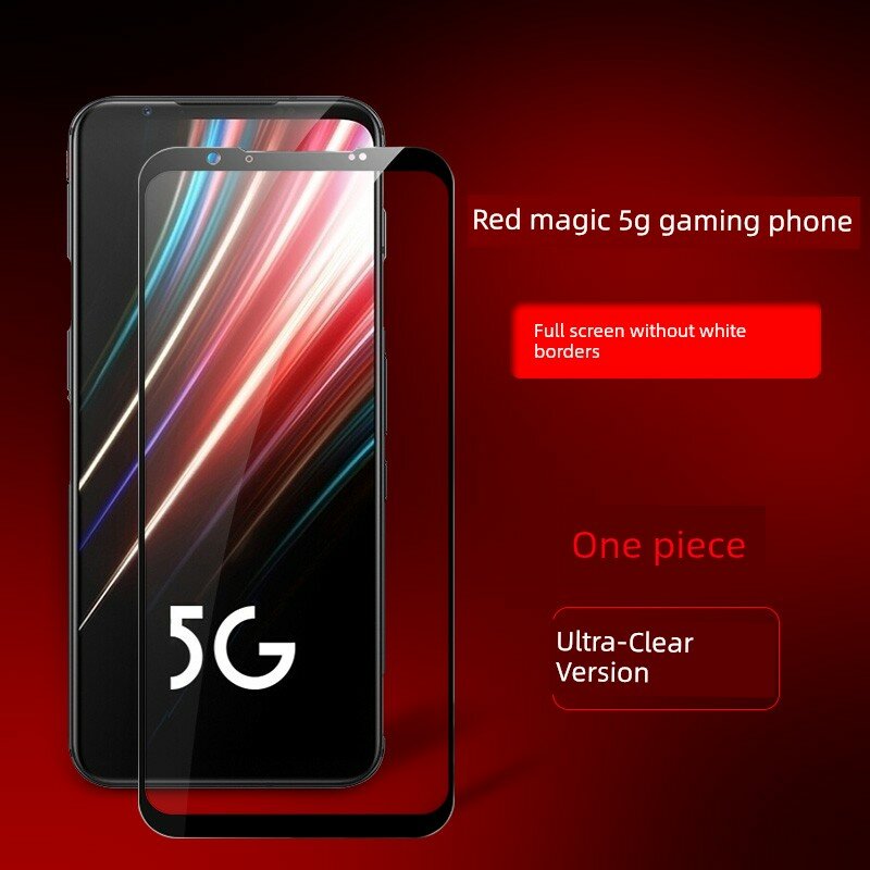 Nubia Red Magic 5G Полный экран закаленное стекло защитная пленка Платиновый антибликовый 1 шт. для игровых телефонов