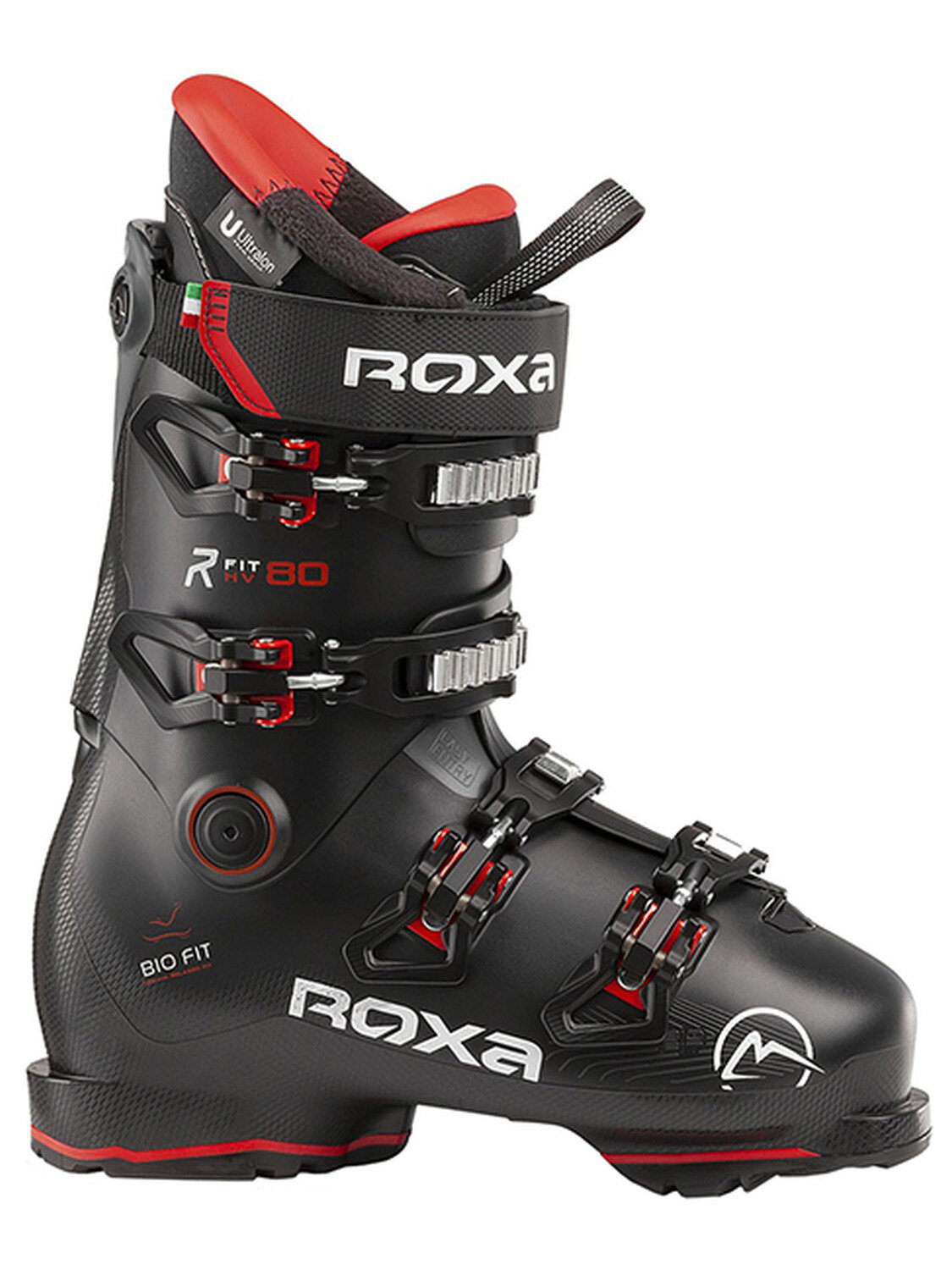 Горнолыжные ботинки Roxa R/FIT 80 Black/Red 24/25 , для мужчин , черный