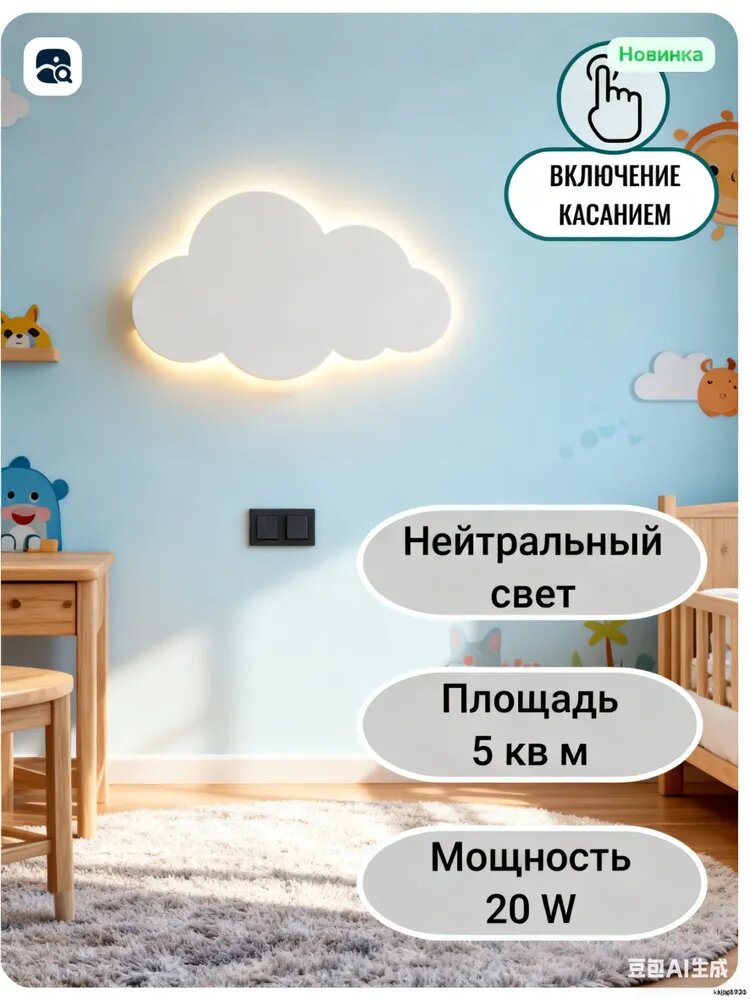 Настенный светильник, Без цоколя, 20 Вт, классический вариант модели